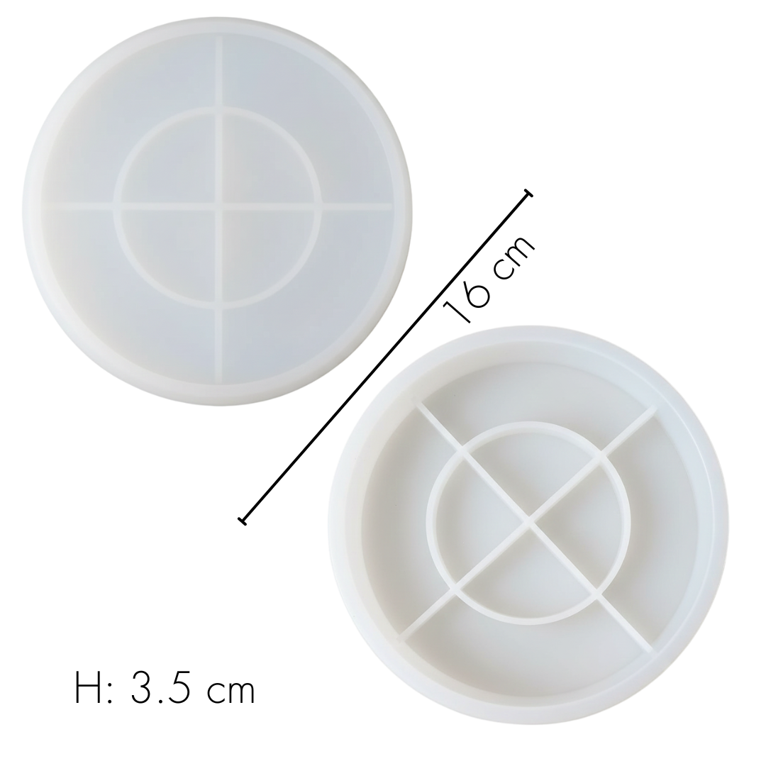 Circle Wave Edge Bowl Silicone Mould | For Concrete | Jesmonite®️| Res