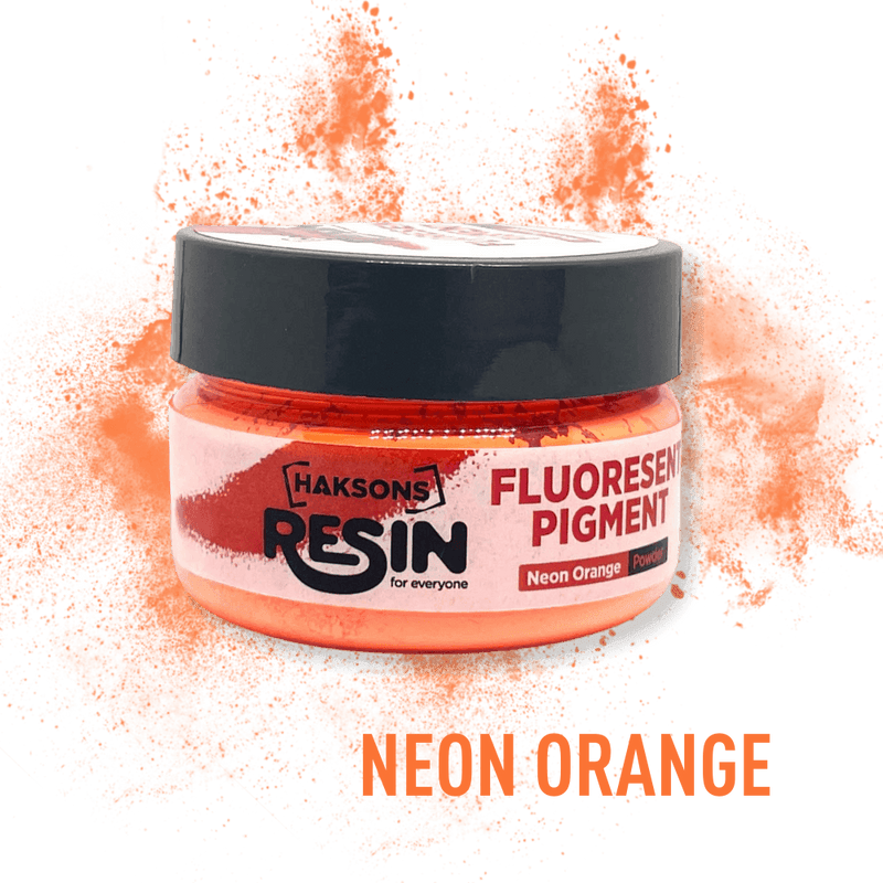 Haksons Fluorescent Pigments / Neon Powders - Pack of 8 (Resin/Jesmoni