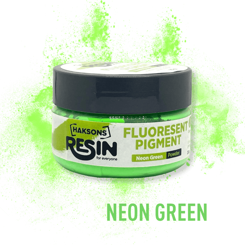Haksons Fluorescent Pigments / Neon Powders - Pack of 8 (Resin/Jesmoni