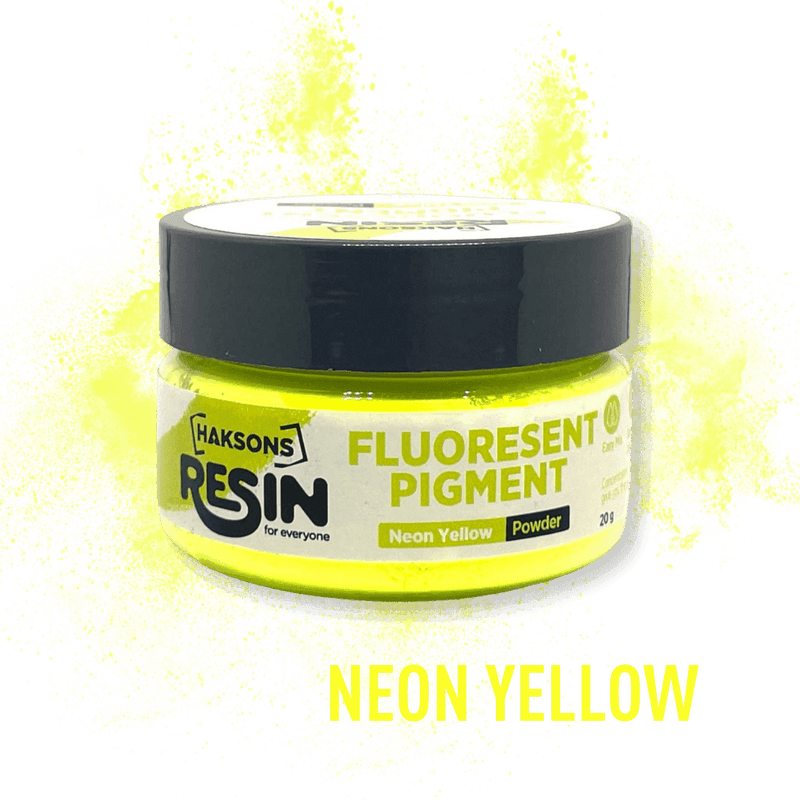 Haksons Fluorescent Pigments / Neon Powders - Pack of 8 (Resin/Jesmoni