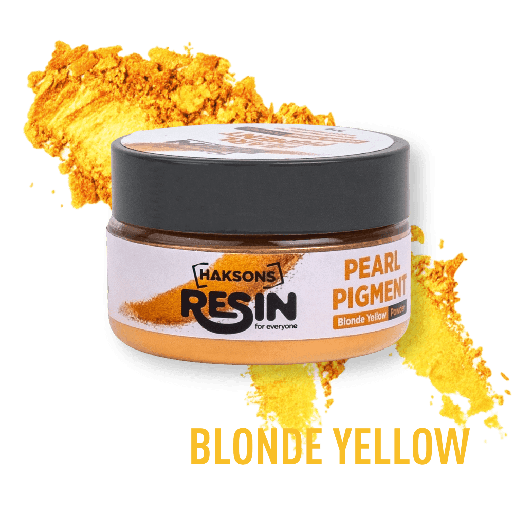 Haksons Pearl Pigments (Mica Powders) - Blonde Yellow | for Epoxy Resi